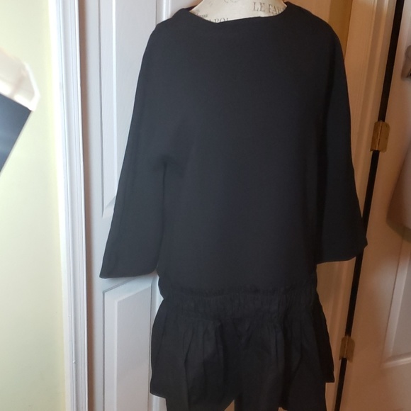 English Factory | Dresses | English Factory Flared Hem Black Tunic Type ...